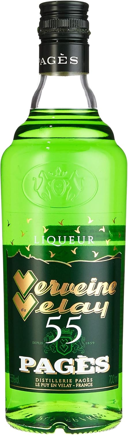 Distillerie Pagès Verveine du Velay Verte 55 Kräuter (1 x 0.7 l ...