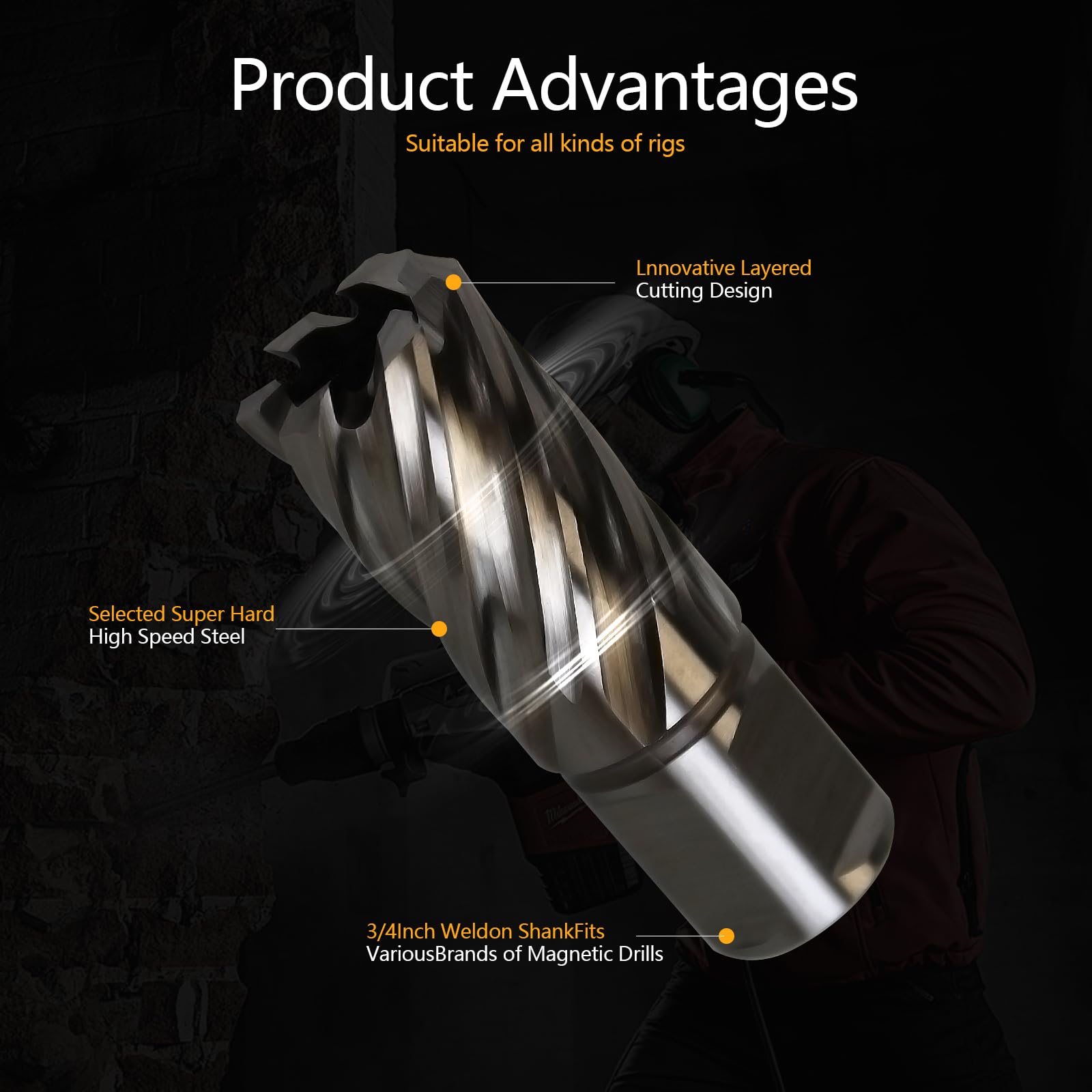 Snapklik.com : Luckyway 5/8 Inch Diameter X 1 Inch Depth Of Cut Cyclone ...