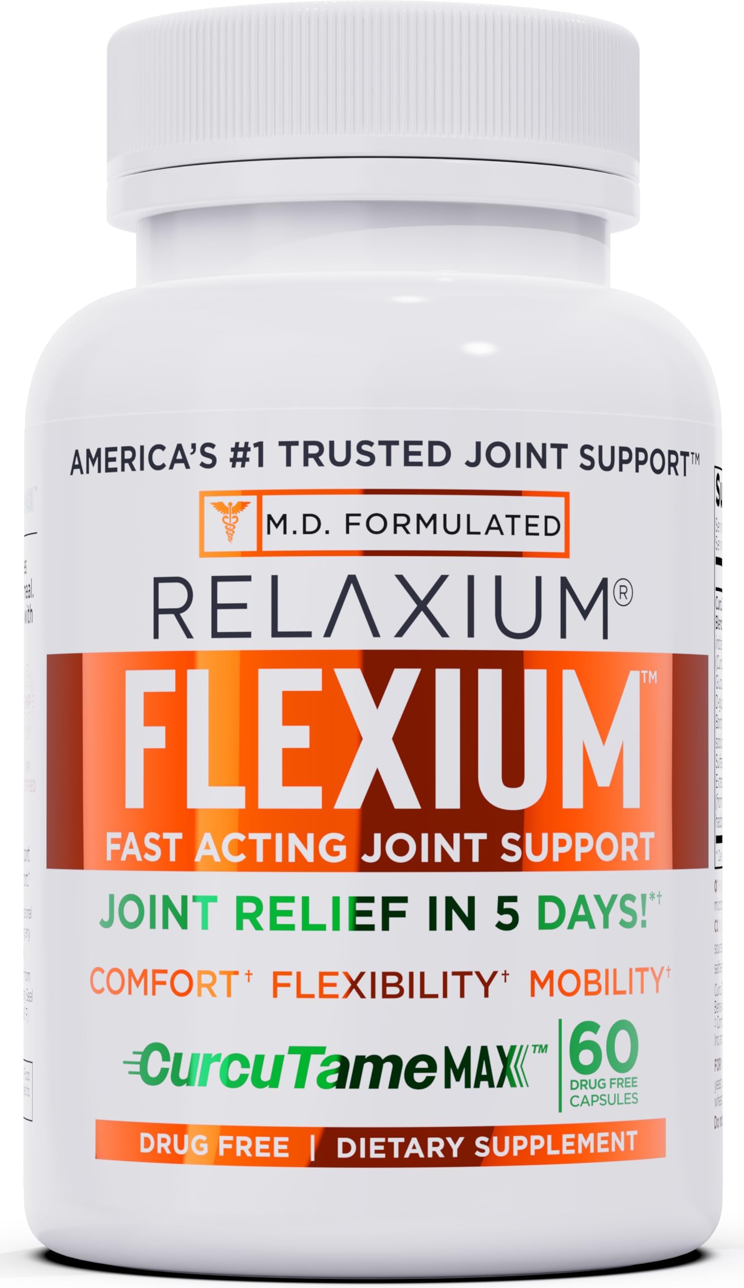Amazon.com: Relaxium Flexium Fast Acting Joint Support, Drug-Free, with ...