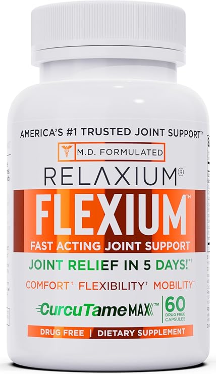Amazon.com: Relaxium Flexium Joint Support Supplement, Drug-Free, with ...
