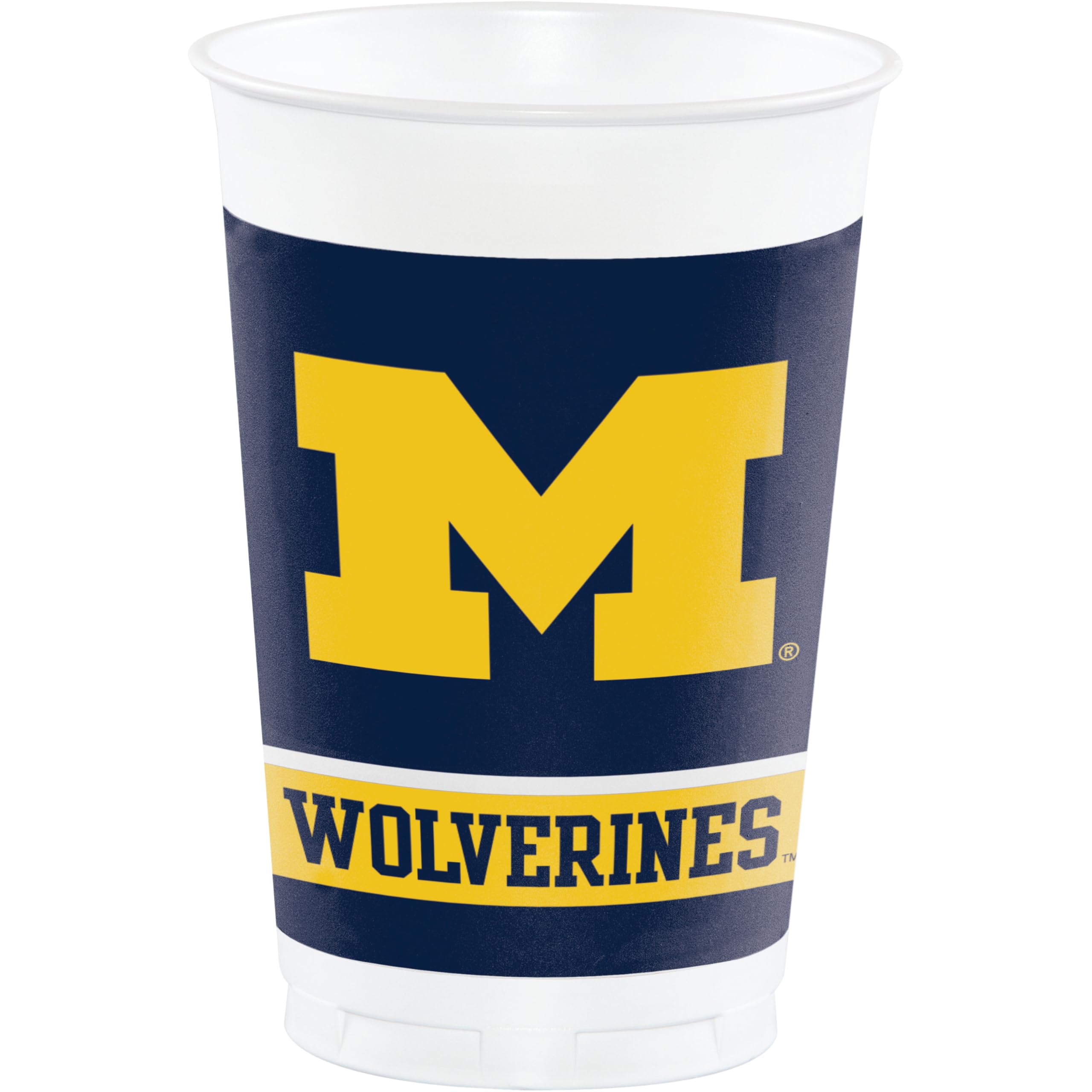 Amazon.com: Trendware University of Michigan 20 oz. Plastic Cups, 24 ...