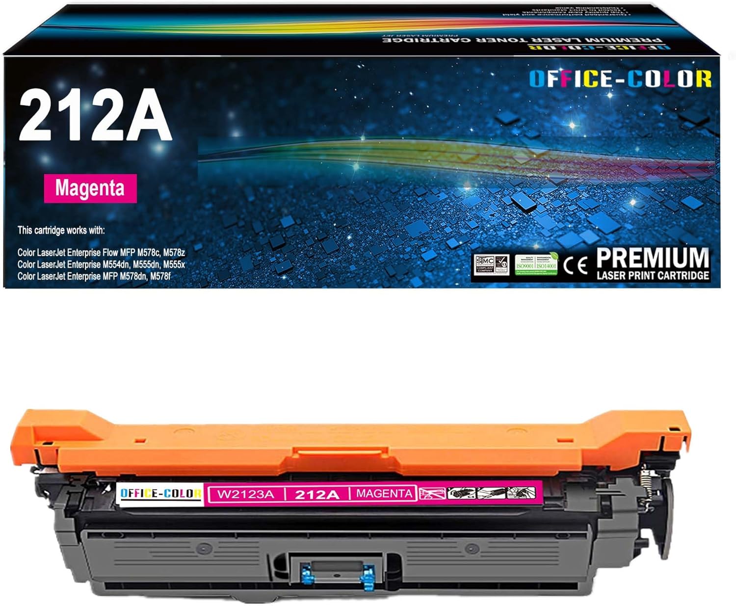 Amazon.com: 212A Magenta Toner Cartridge Replacement for HP 212A W2123A ...