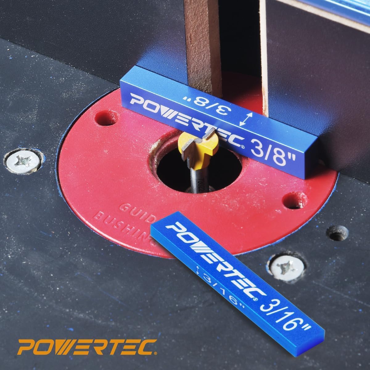 Snapklik.com : POWERTEC Setup Blocks Height Gauge 15pc Set, Router ...
