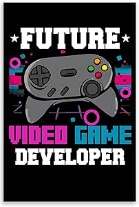Amazon.com: Game Programmer Wall Poster Future Video Game Developer ...