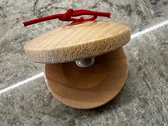 Amazon.com: Fuyamp 24 Pcs Castanets Wooden Musical Instrument Finger ...