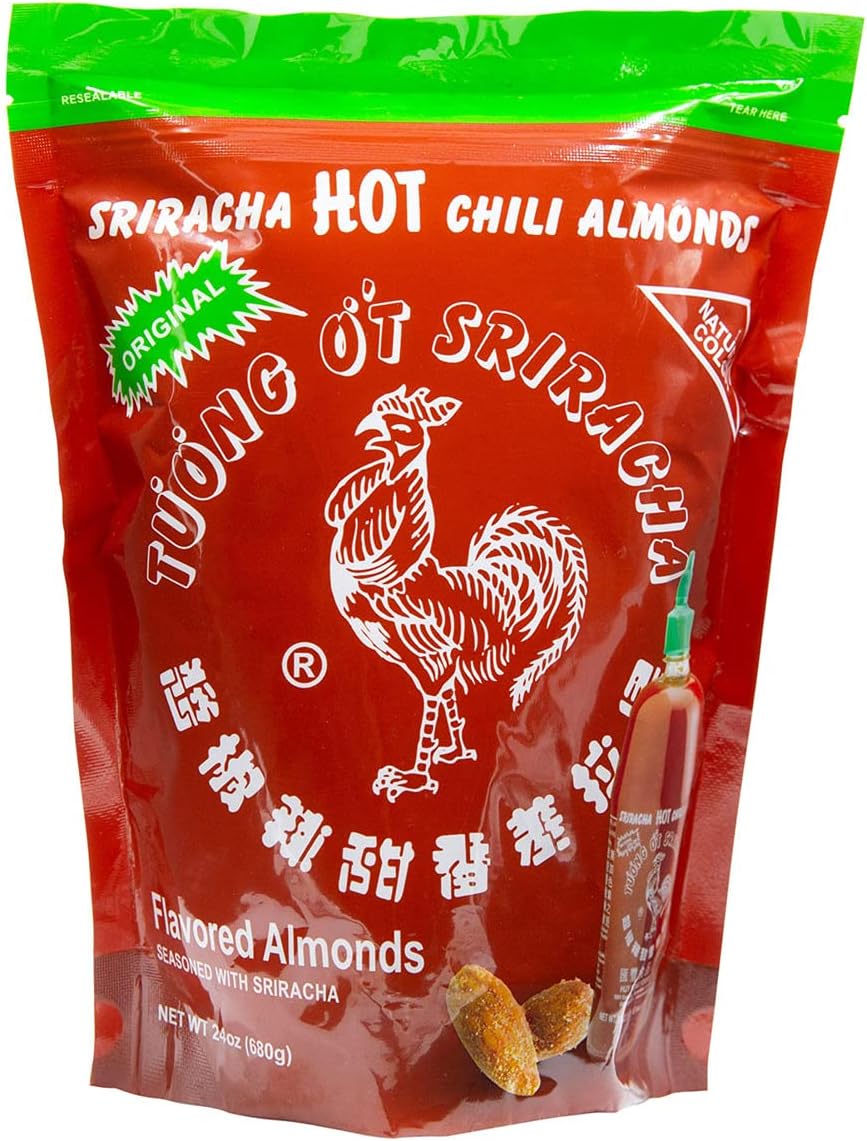 SRIRACHA HOT CHILI ALMONDS : Amazon.ca: Grocery & Gourmet Food