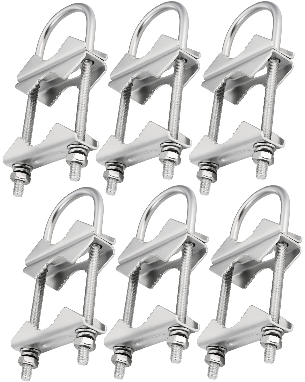 Snapklik.com : FINESUN Double Antenna Mast Clamp V Jaw Block
