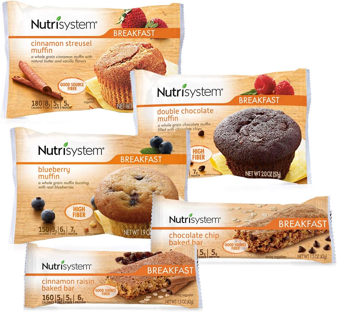 Amazon.com: Nutrisystem® Baked Goodies Breakfast Bundle 18CT
