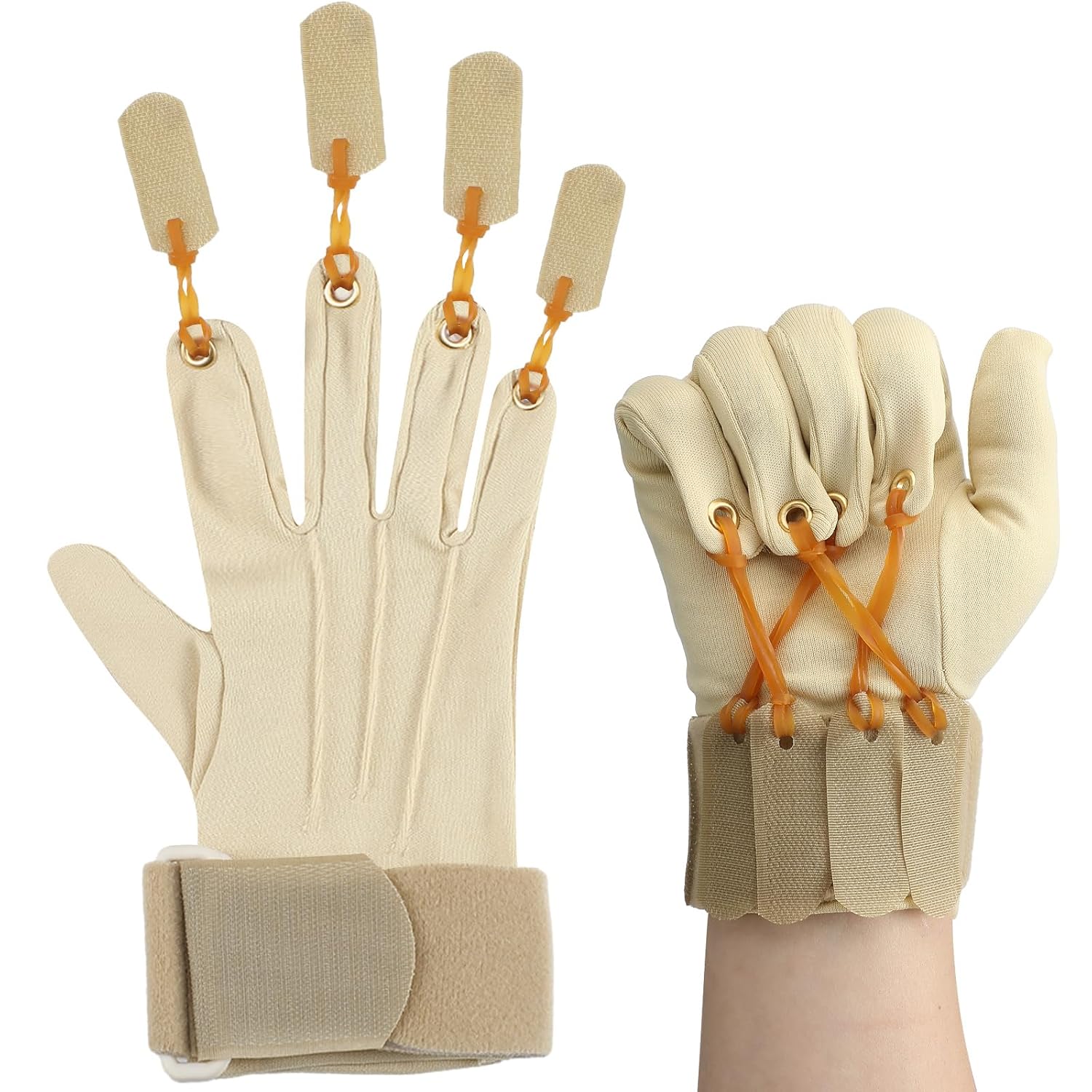 Amazon.com: Cuffbow Deluxe Traction Exercise Glove Finger Flexion ...