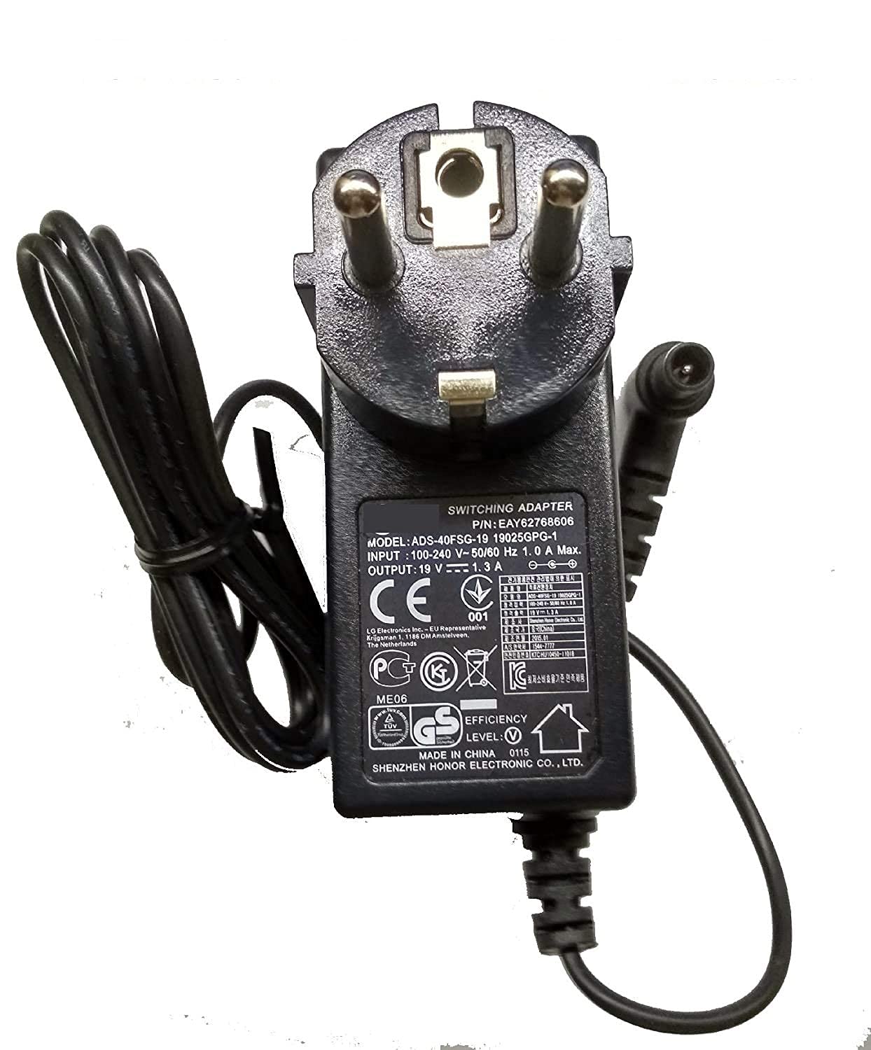 DHRUV-PRO Replacement For Lg 19V 1.3A, (5.5 X 3.0Mm A Needle) For Lg Monitor Lg Led Lcd Monitor ...