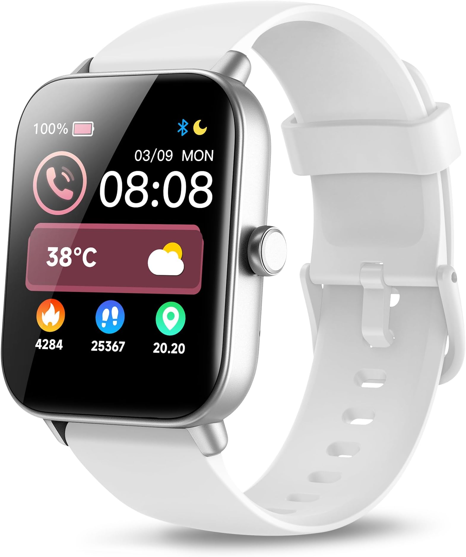 Amazon.com: Faweio Reloj inteligente, Bluetooth 5.3 para responder ...