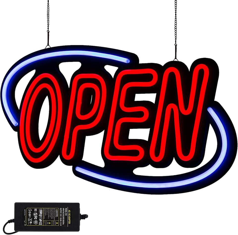Amazon.com: outdoor led open sign