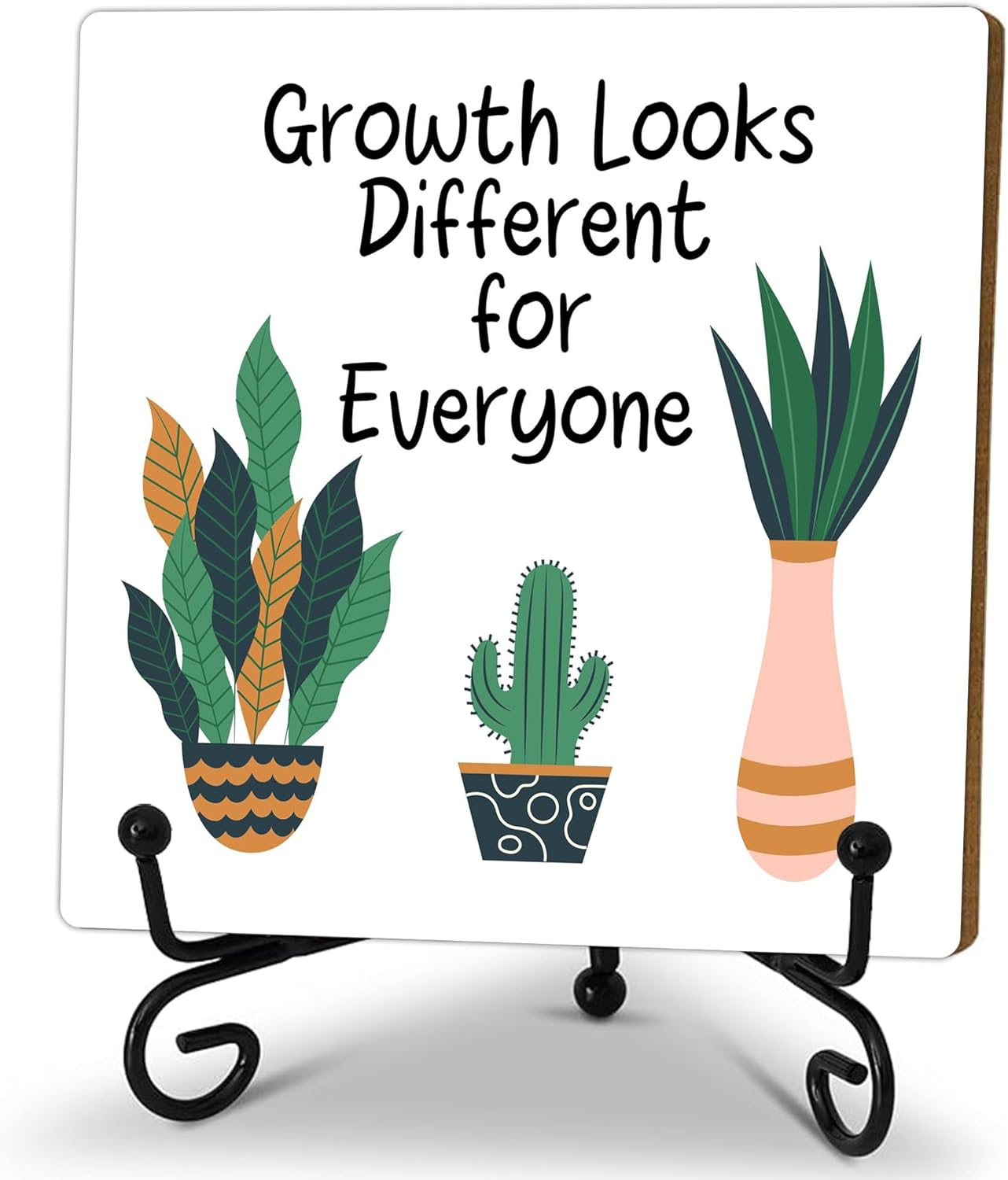 Amazon.com: Inspirational Wooden Sign, Growth Looks Different for ...