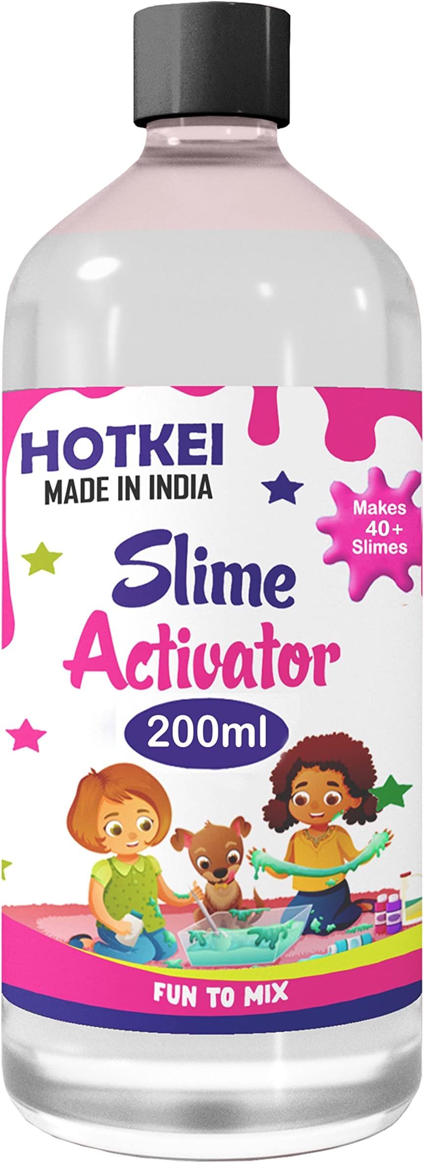 HOTKEI DIY Magic Toy Jelly Putty Making kit Set, Borax Slime Activator ...