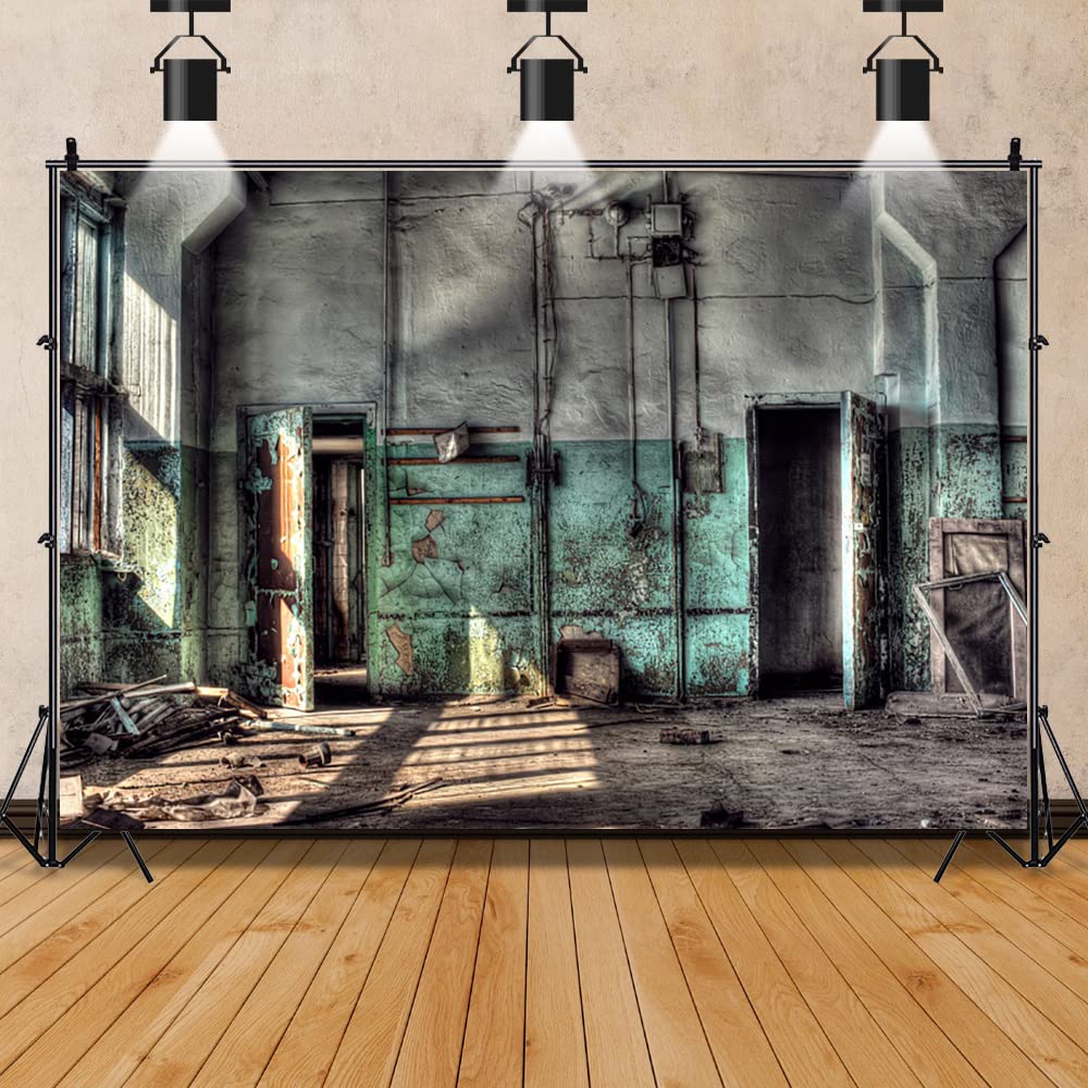 Amazon.com : 15x10ft Warehouse Background for Photography Vintage ...