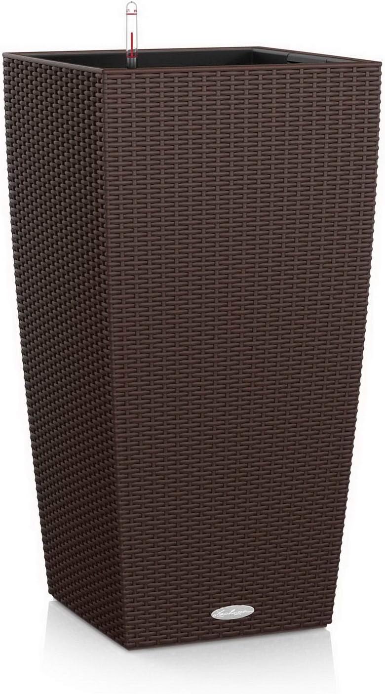 Amazon.com: Lechuza Cubico Cottage 40 Self-Watering Garden Planter ...