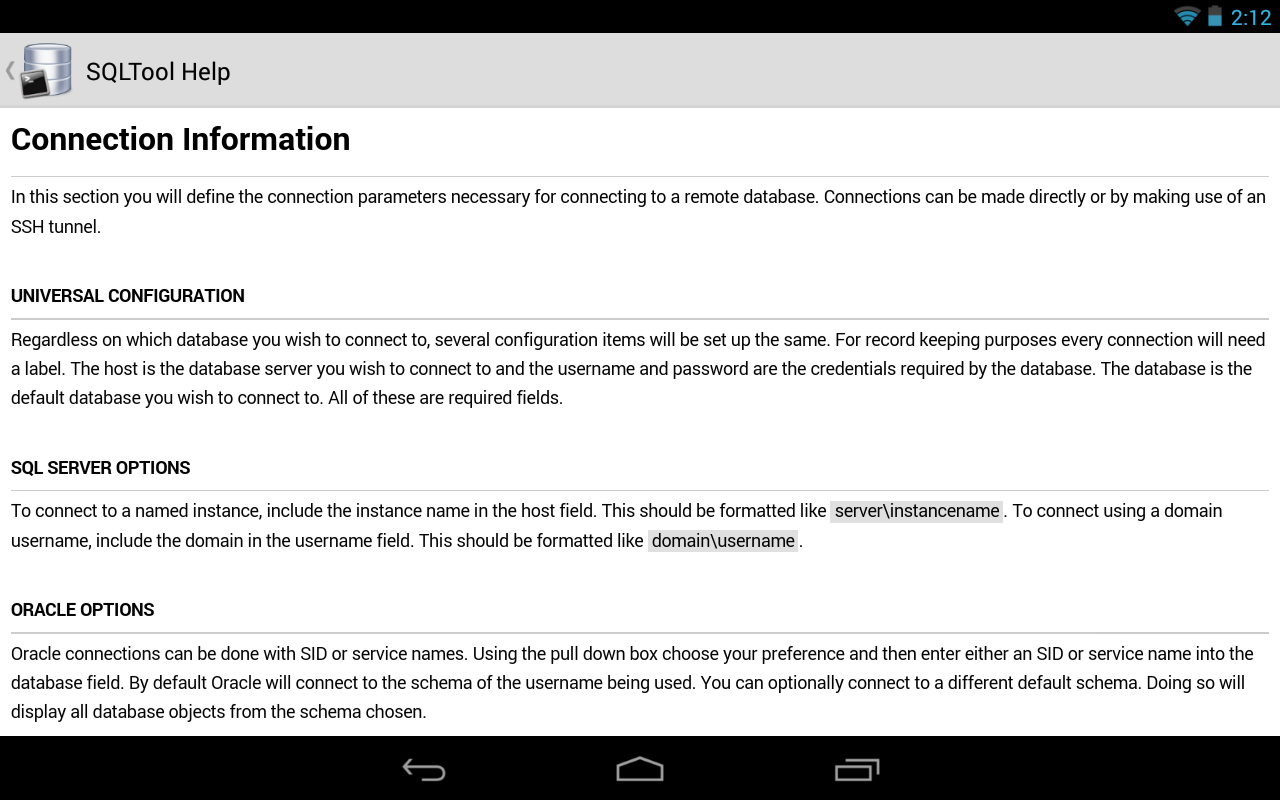 SQLTool Pro Database Editor - App on Amazon Appstore