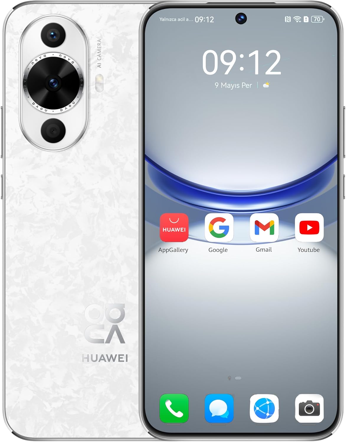 Huawei Nova 12S 256 GB | 8 GB RAM Cep Telefonu, Beyaz (Huawei Türkiye ...