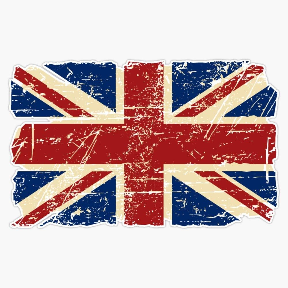 Amazon.com - United Kingdom - Union Jack Flag Bumper Sticker Window ...