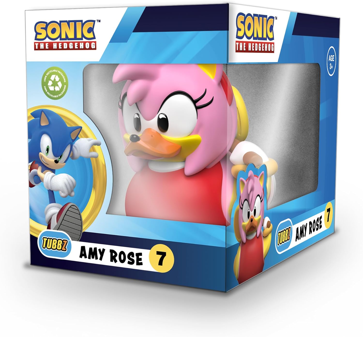 Amazon.com: TUBBZ Boxed Edition Amy Rose Collectible Vinyl Rubber Duck ...
