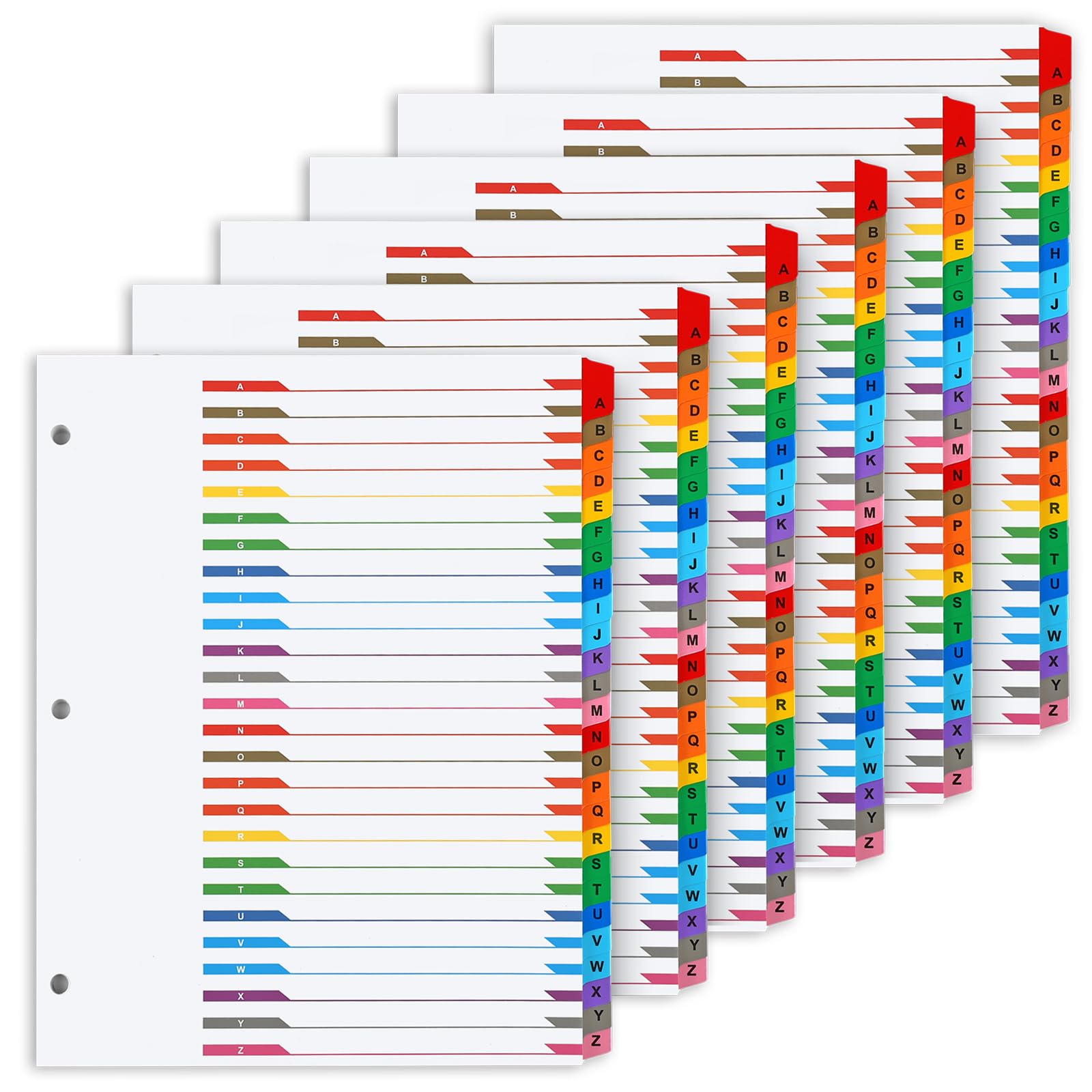 Snapklik.com : Alphabet Binder Dividers For 3 Ring Binder, COIDEA A-Z ...