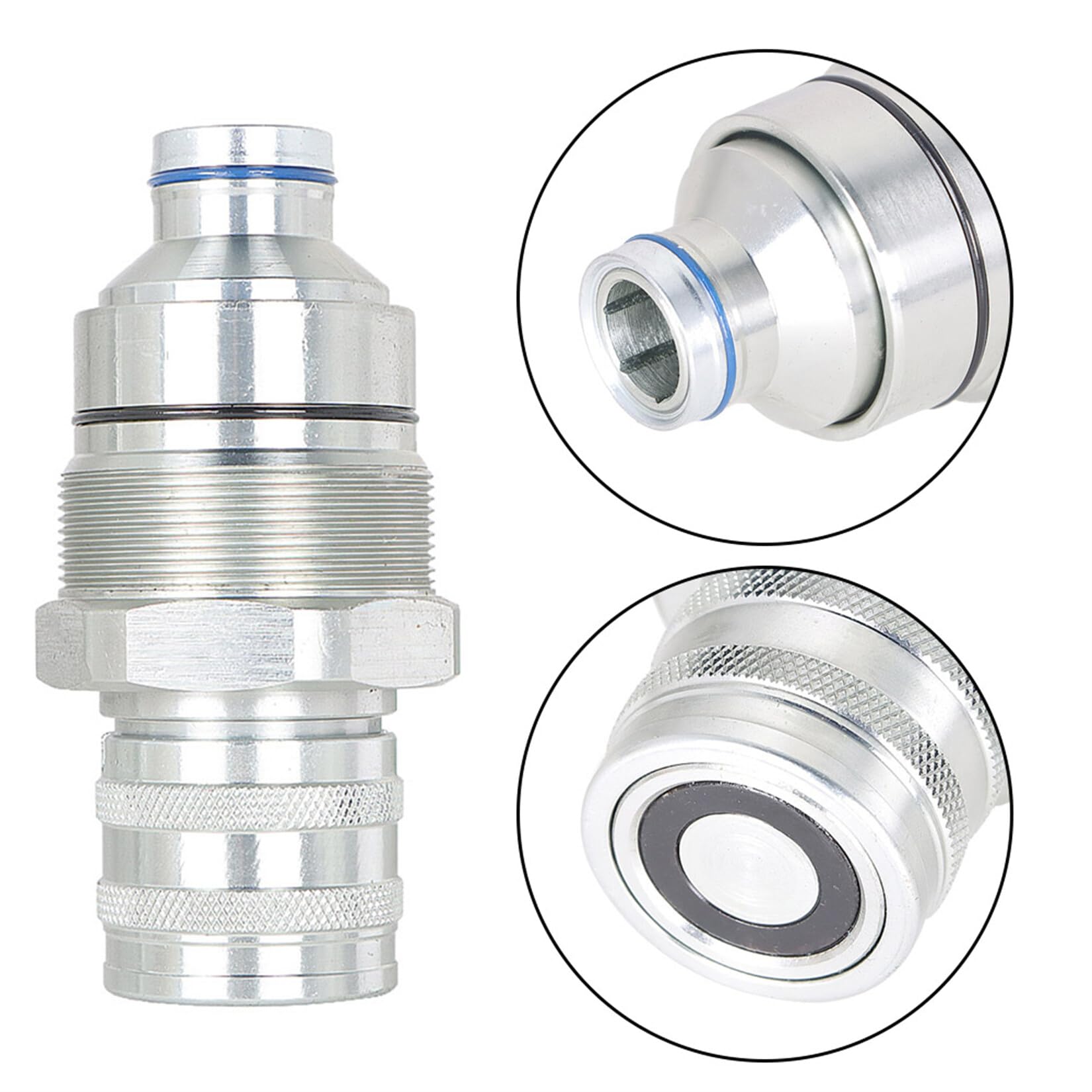 Snapklik.com : Findmall 1/2 Hydraulic Male & Female Flat Face Quick ...