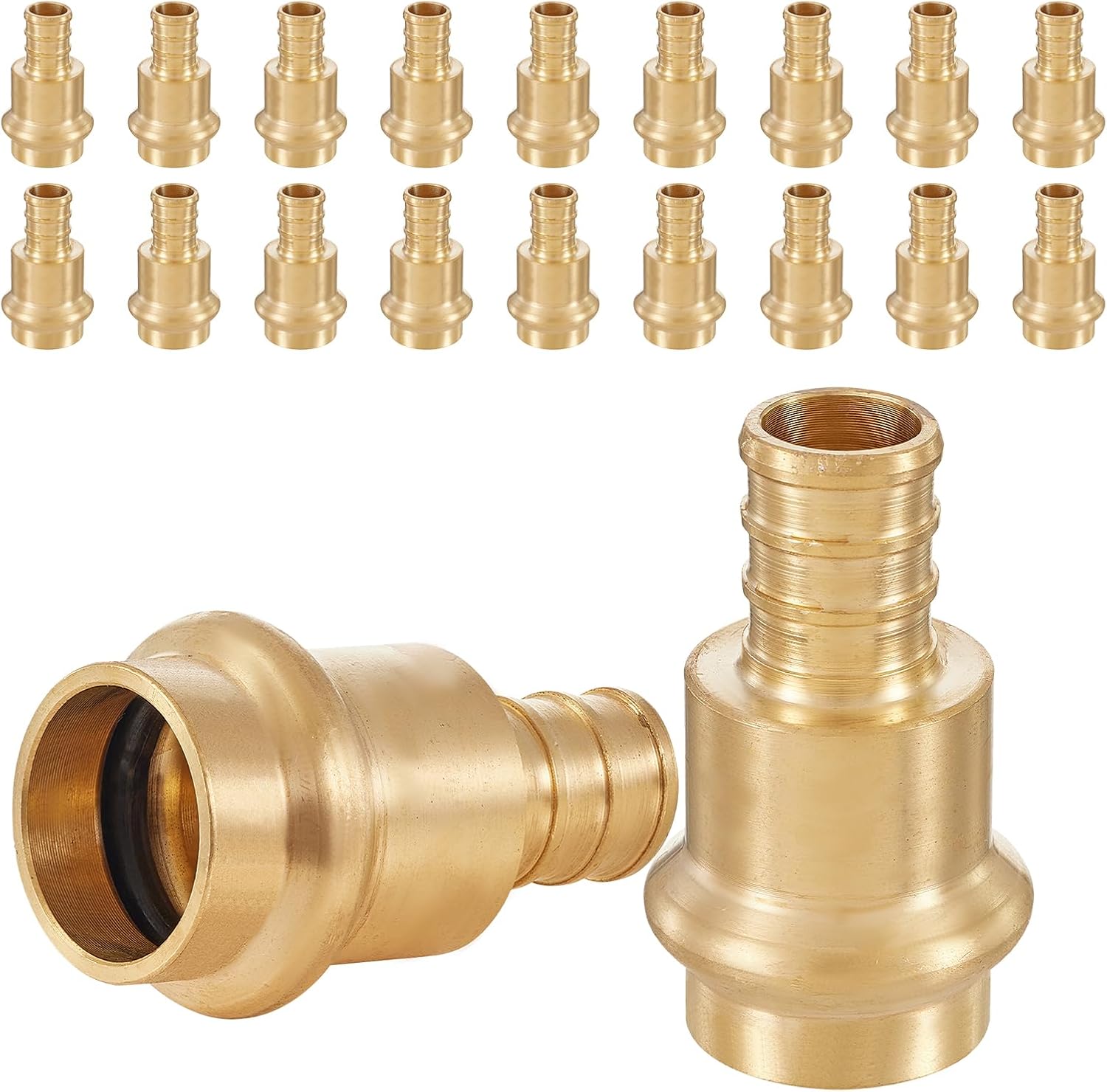 Amazon.com: (Pack of 20) EFIELD 1/2 inch Press X 1/2 inch PEX Crimp ...