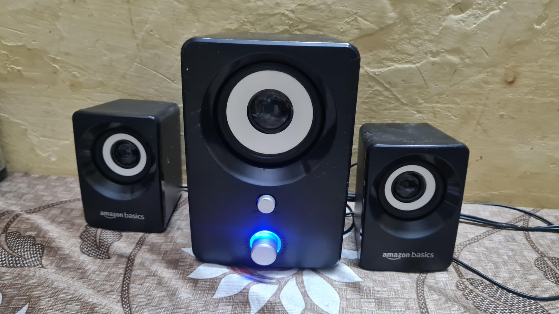 amazon basics Multimedia Speaker | USB Powered | Wired Desktop Speakers ...