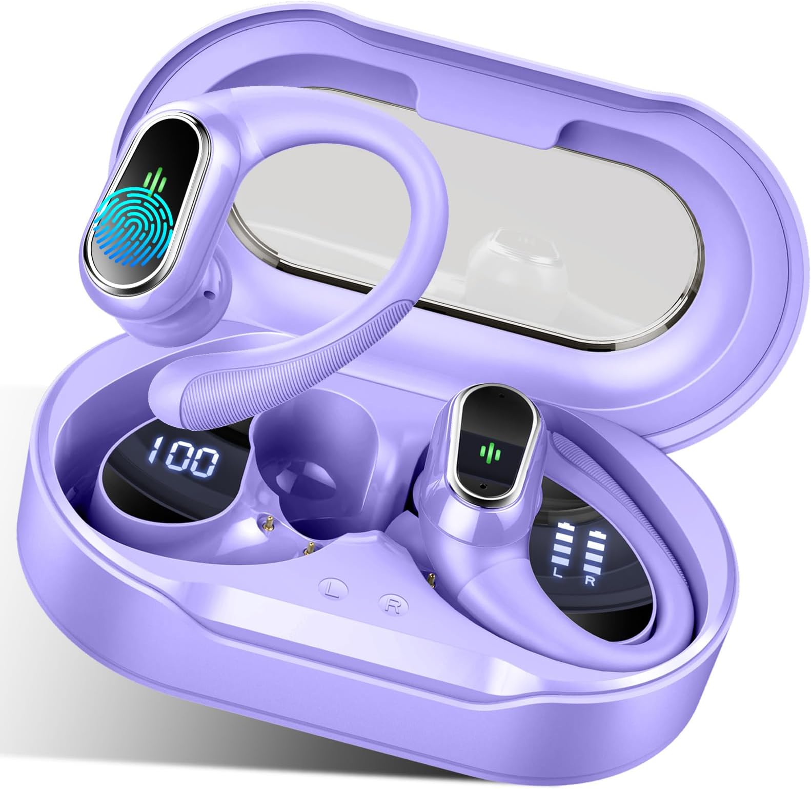 Amazon.com: Wireless Earbuds, 2023 Bluetooth Headphones 5.3 Sport, 50H ...