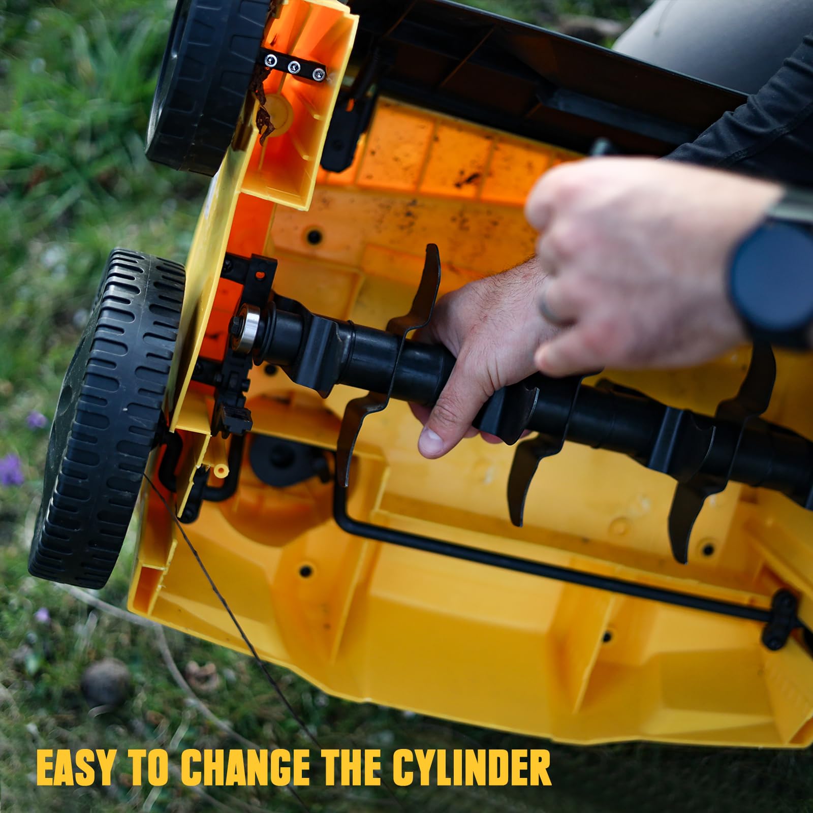 Snapklik.com : 142” Cordless Dethatcher + Scarifier For 20V Battery (No ...