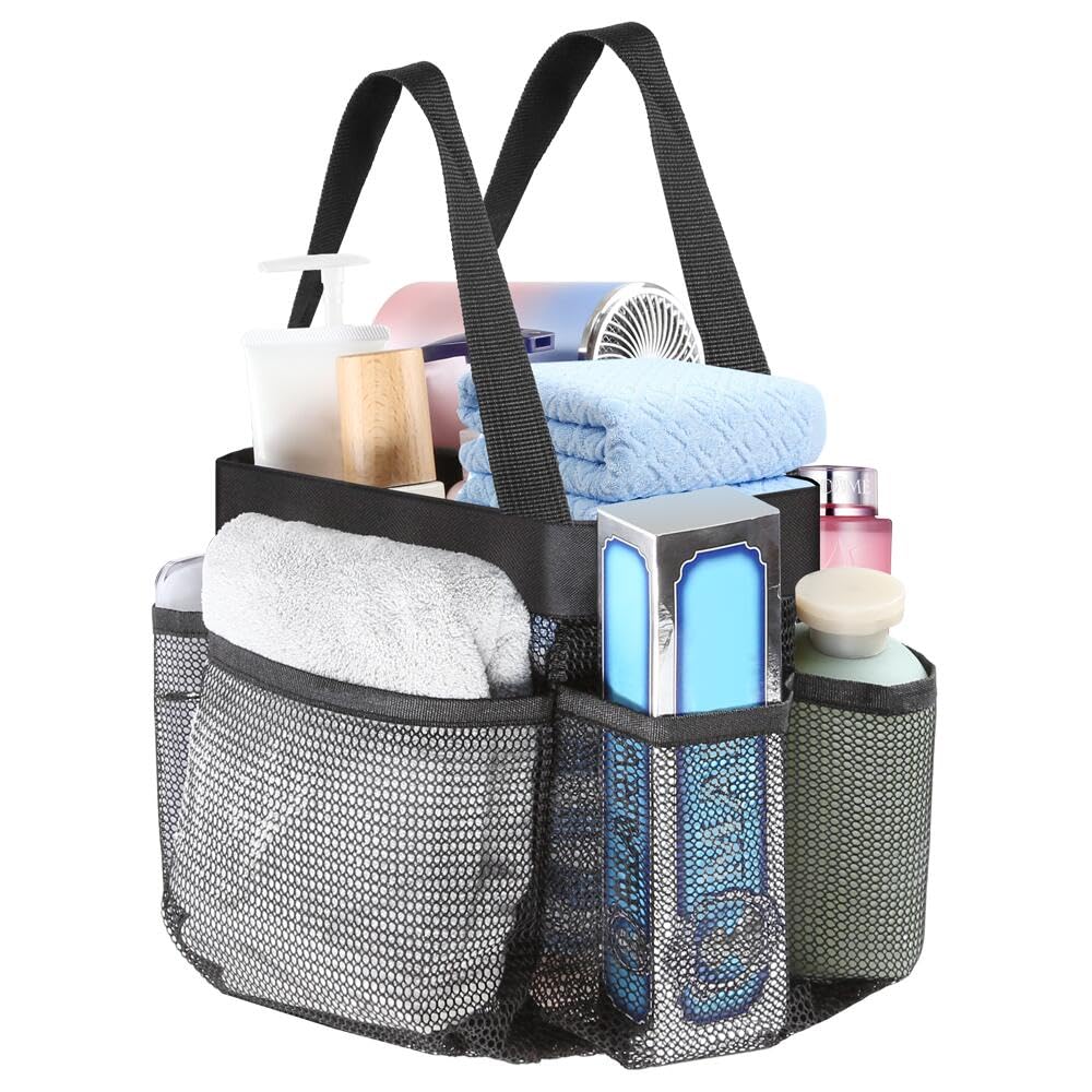 Amazon.com: KAKULO Mesh Shower Caddy Portable for College Dorm Room ...