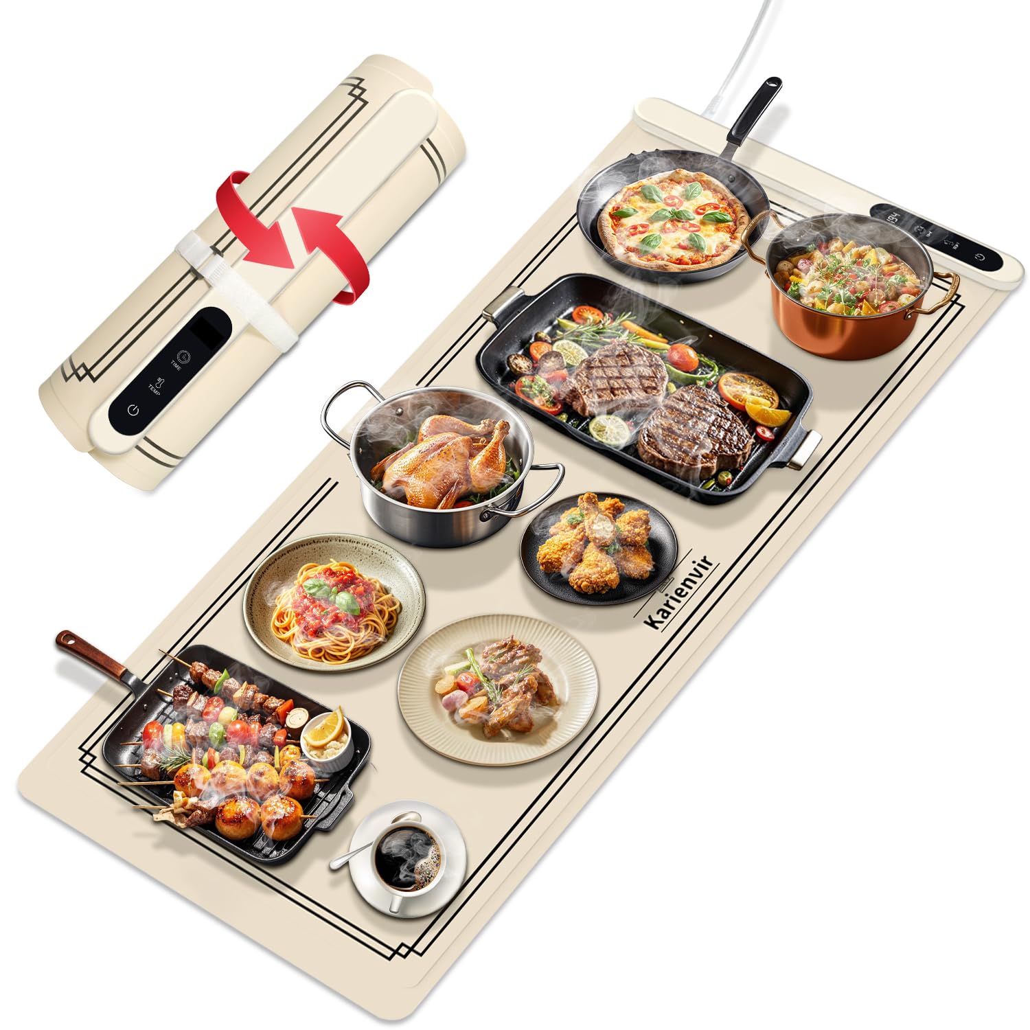 Amazon.com: Warming Mat for Food Extra Large 36 Inch, Graphene Food ...