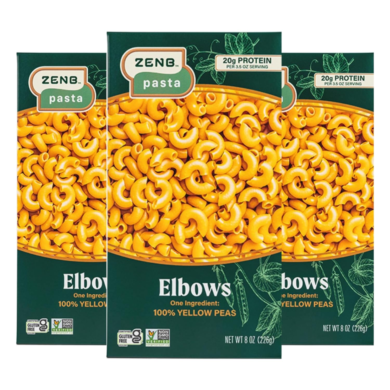 ZENB Yellow Pea Pasta, Gluten Free, Elbows, 12 oz - Australia | Ubuy