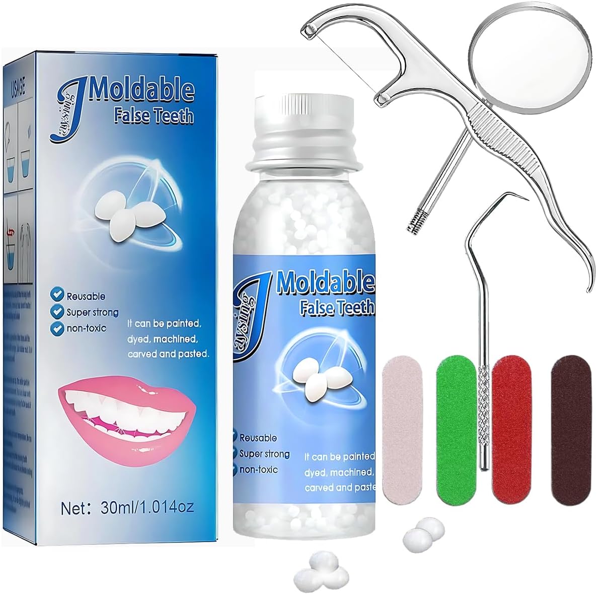 Amazon.com: Provisional Teeth Repair Kit, DIY Play Dough（Solid）Simple ...