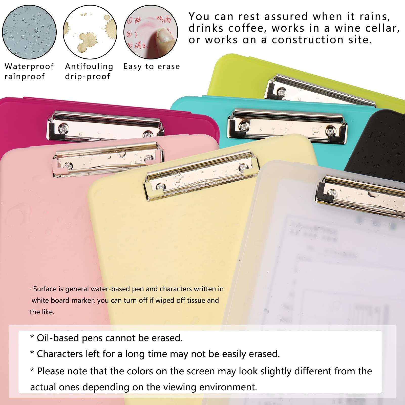 A4 Clipboards File Cover Fold...B096M7W5FS | Encarguelo.com