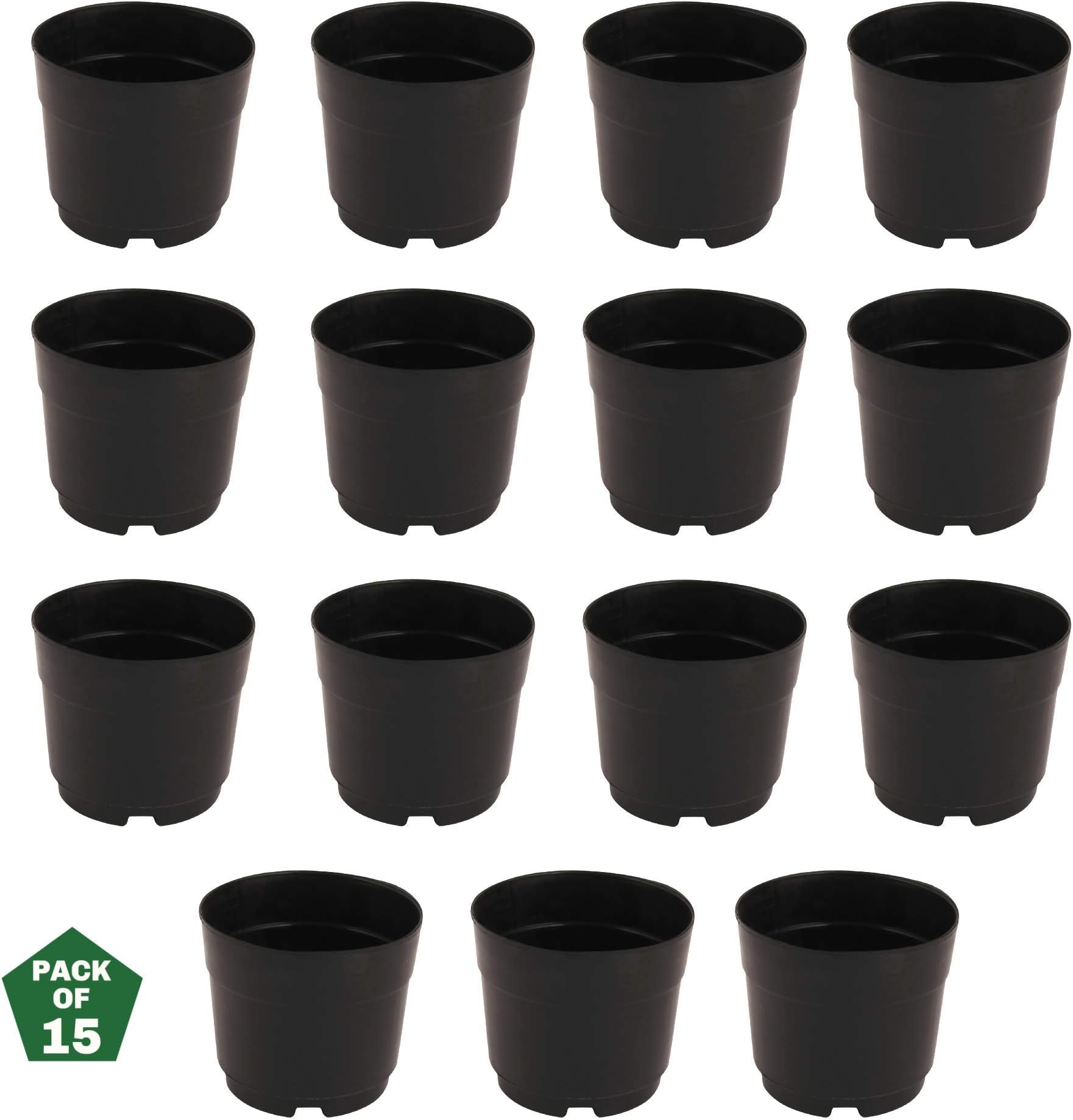 GARDENS NEED 110022 Plastic Gift Pot Set (Multi-coloured, 8-Pieces ...