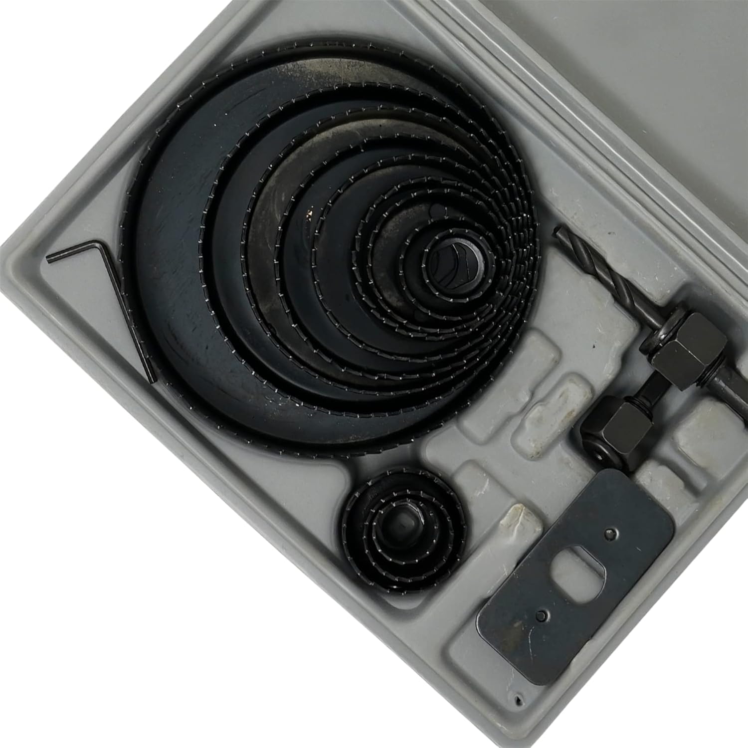 Dapetz ® 16 pieces of hole saw cutter set that comes in a molded box ...