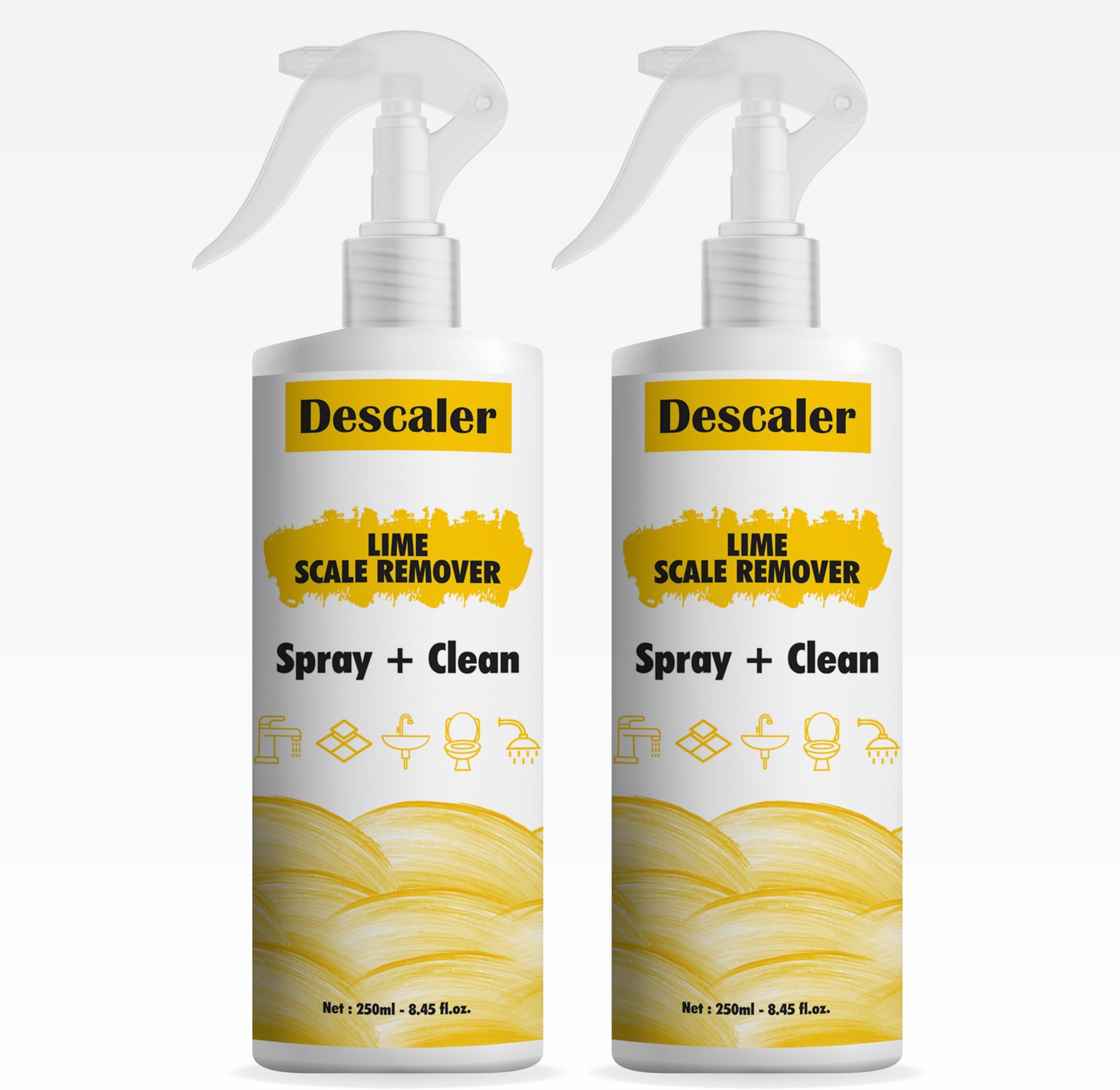 Vooki Ecofriendly Tough Lime Scale Hard Water Stain Remover, Spray and ...