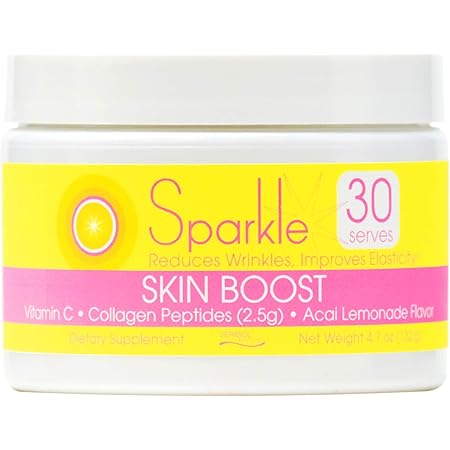 Amazon.com: Sparkle Skin Boost Plus Verisol Collagen Peptides Protein ...