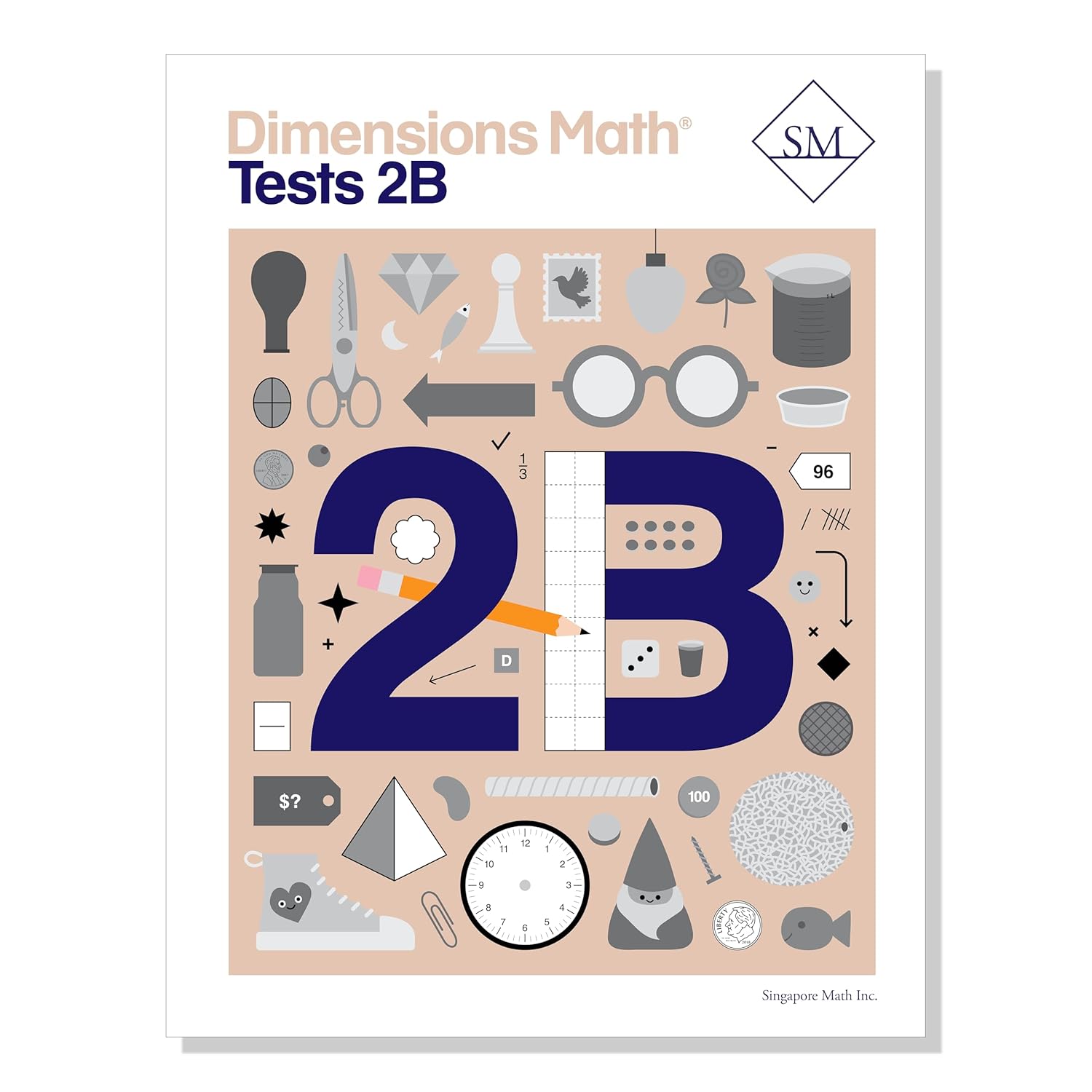 Dimensions Math Tests 2B | Singapore Math Inc. [Paperback]: Singapore ...