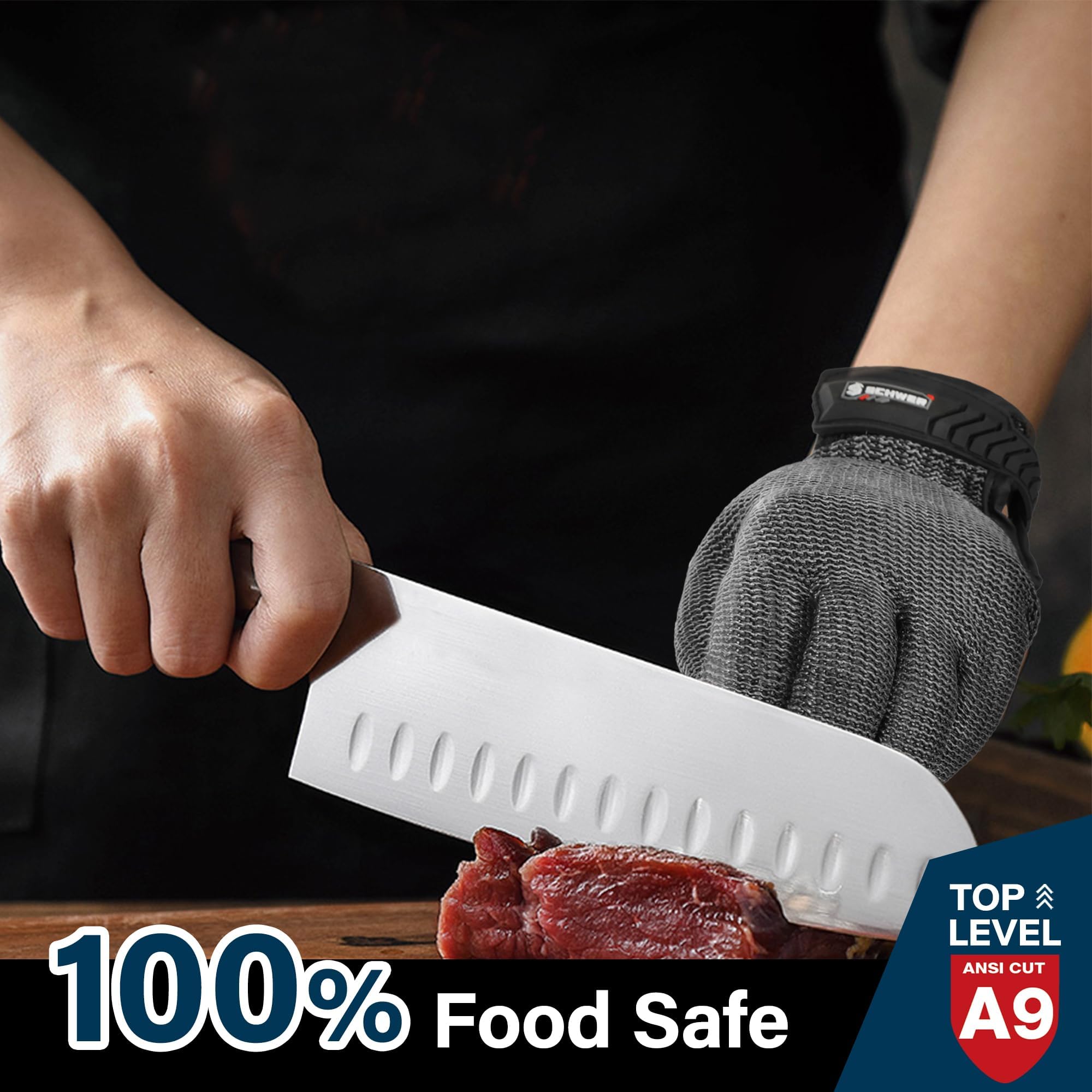 Snapklik.com : Schwer Ultimate Cut Resistant Gloves Beyond ANSI A9 ...