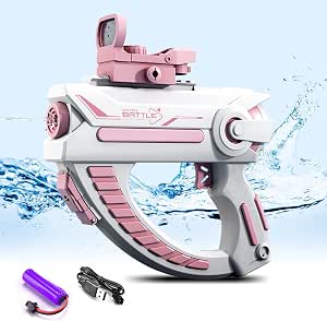 Amazon.com: Geniboom Electric Water Guns for Adults & Kids,One Button ...
