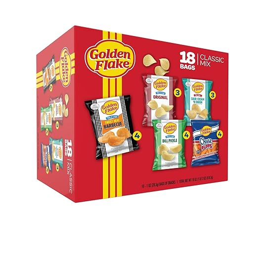 Amazon.com : Golden Flake Classic Mix Variety Pack, 18 ct, 1oz. Bags ...