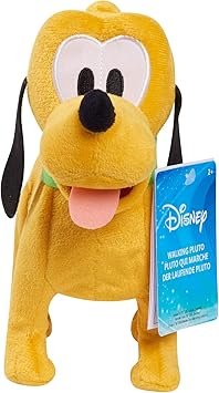 Amazon.com: DISNEY CLASSIC Pluto Walking and Barking Interactive Plush ...