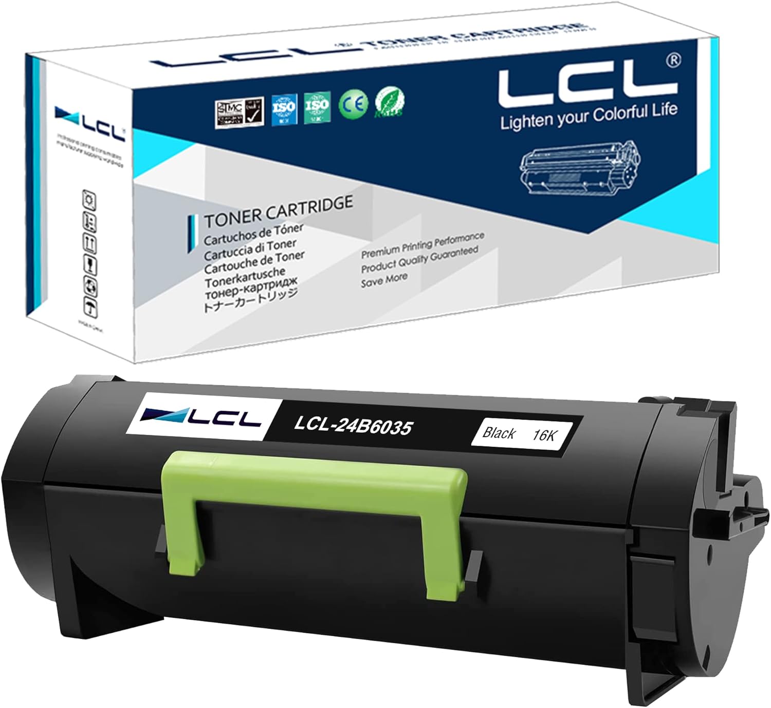 LCL Compatible Toner Cartridge 24B6035 16000 Pages (1 Pack Black ...