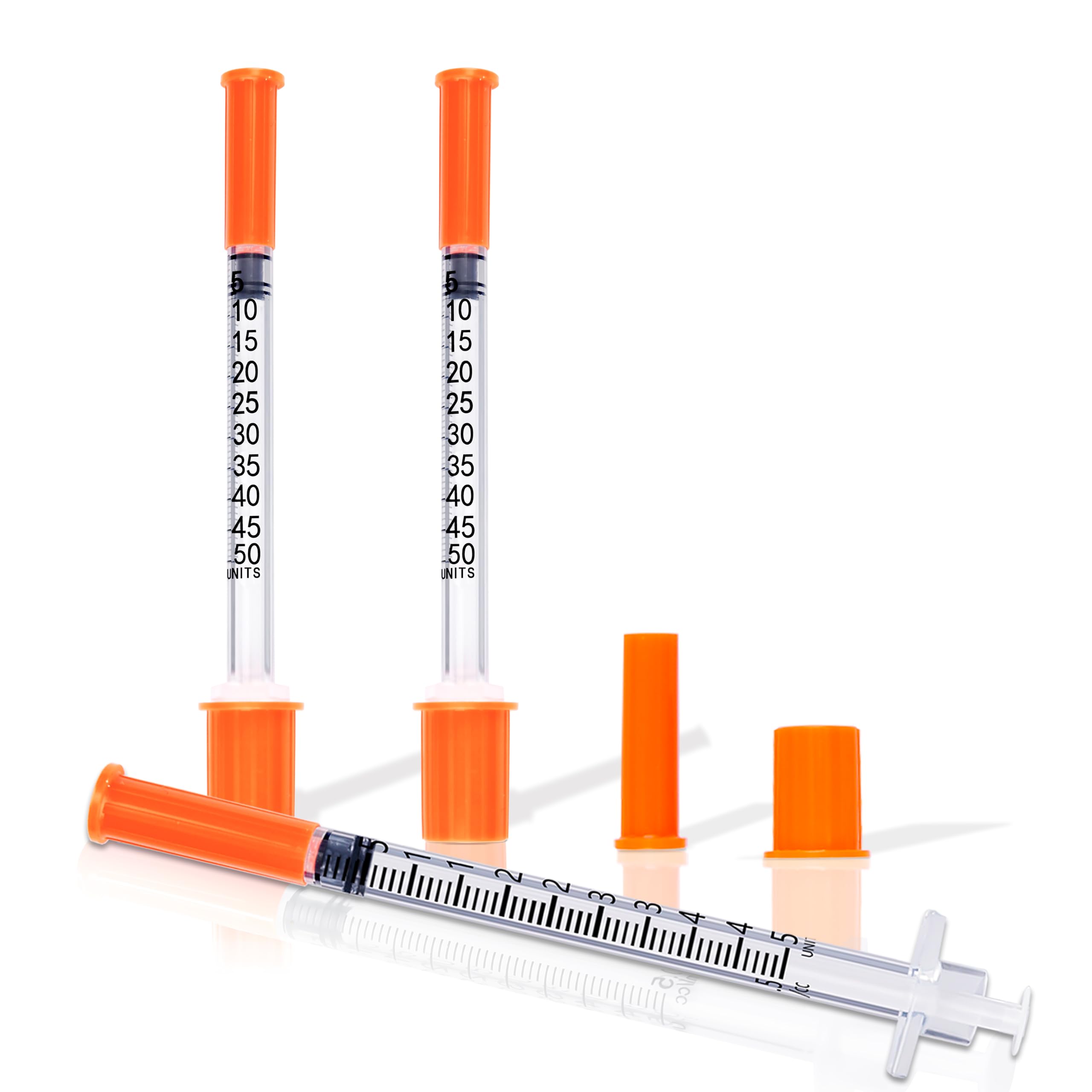 Amazon.com: U-100 Syringe 0.5ml/cc 31G 5/16" 8mm Scientific Lab ...