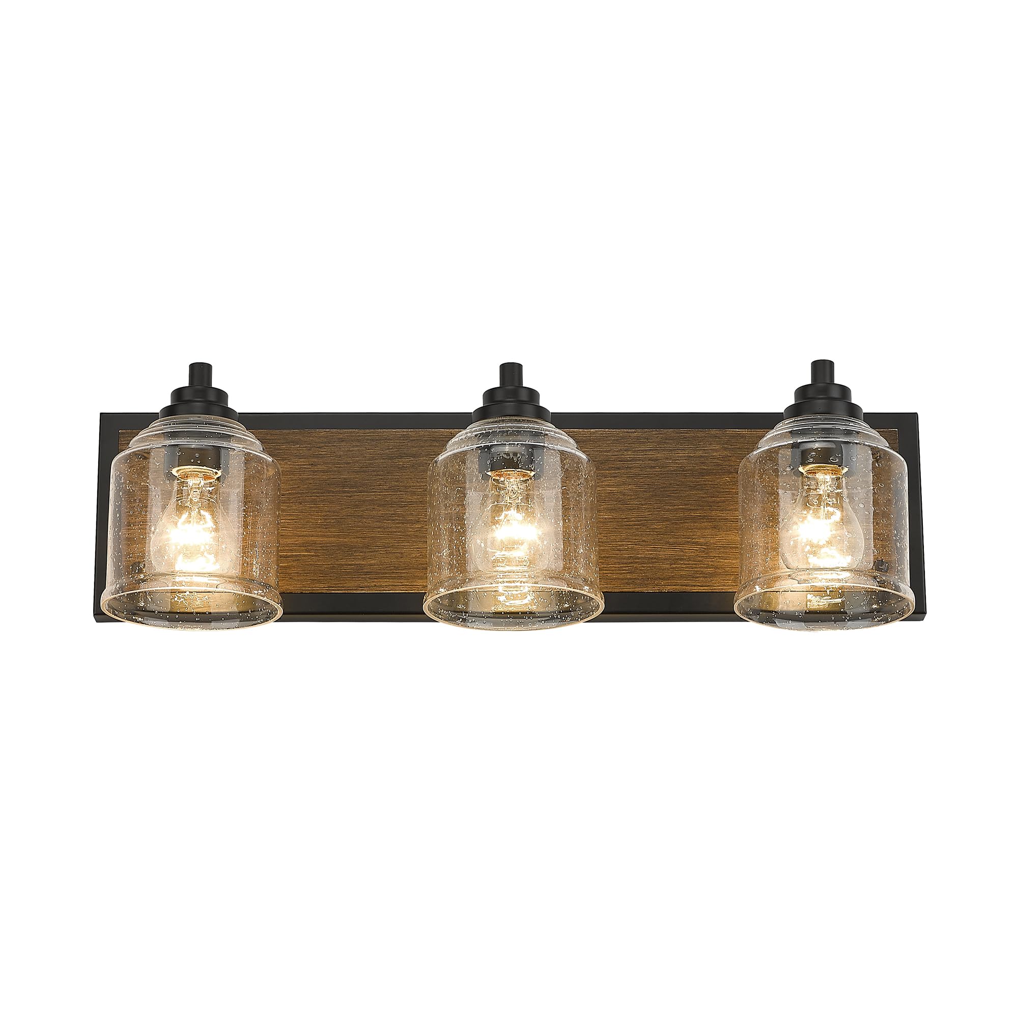 23" Large Farmhouse Bathroom Vanity Light,Handmade Dark Wood Vanity ...