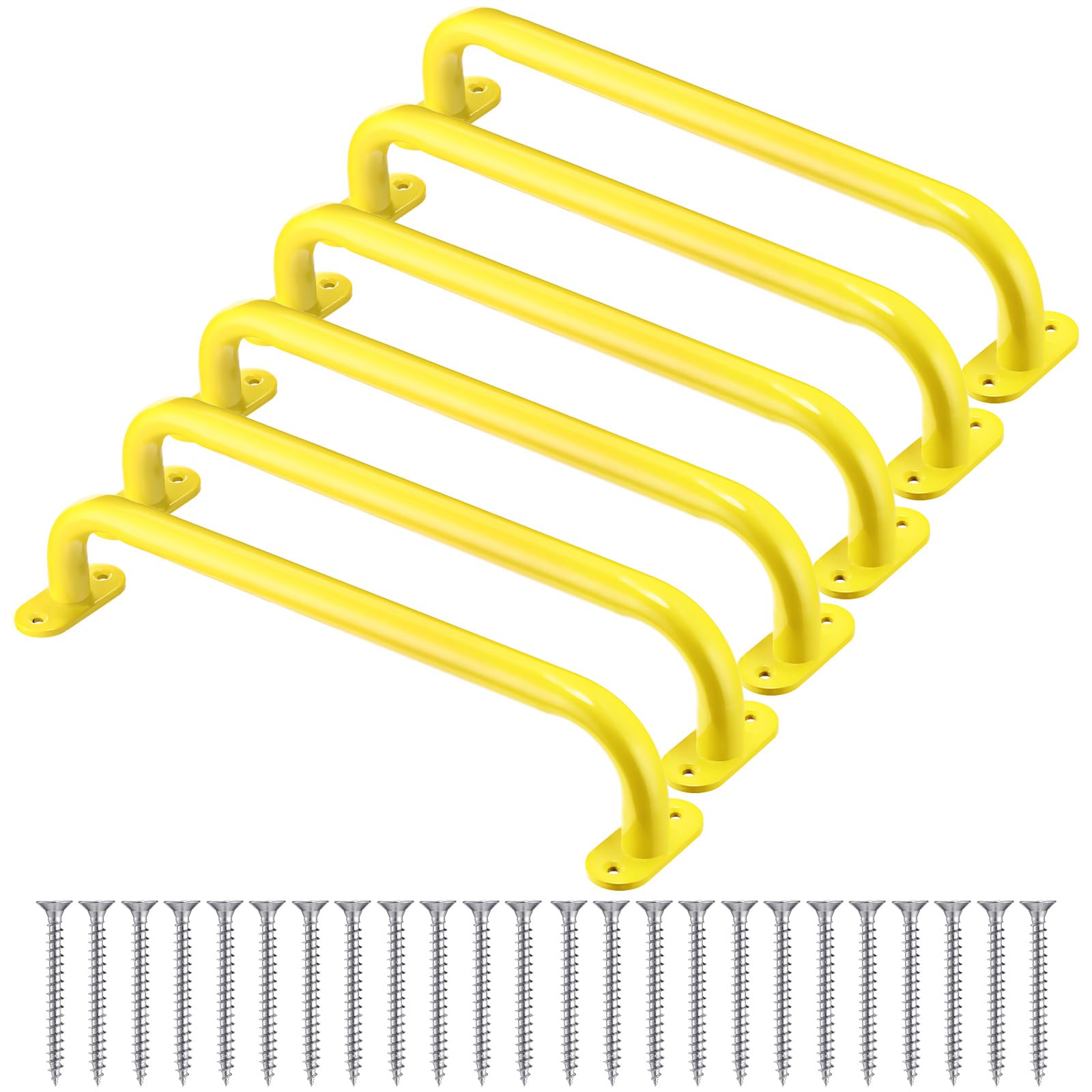 Amazon.com: Zonon 6 Pcs Safety Playground Handles Swing Set Metal ...