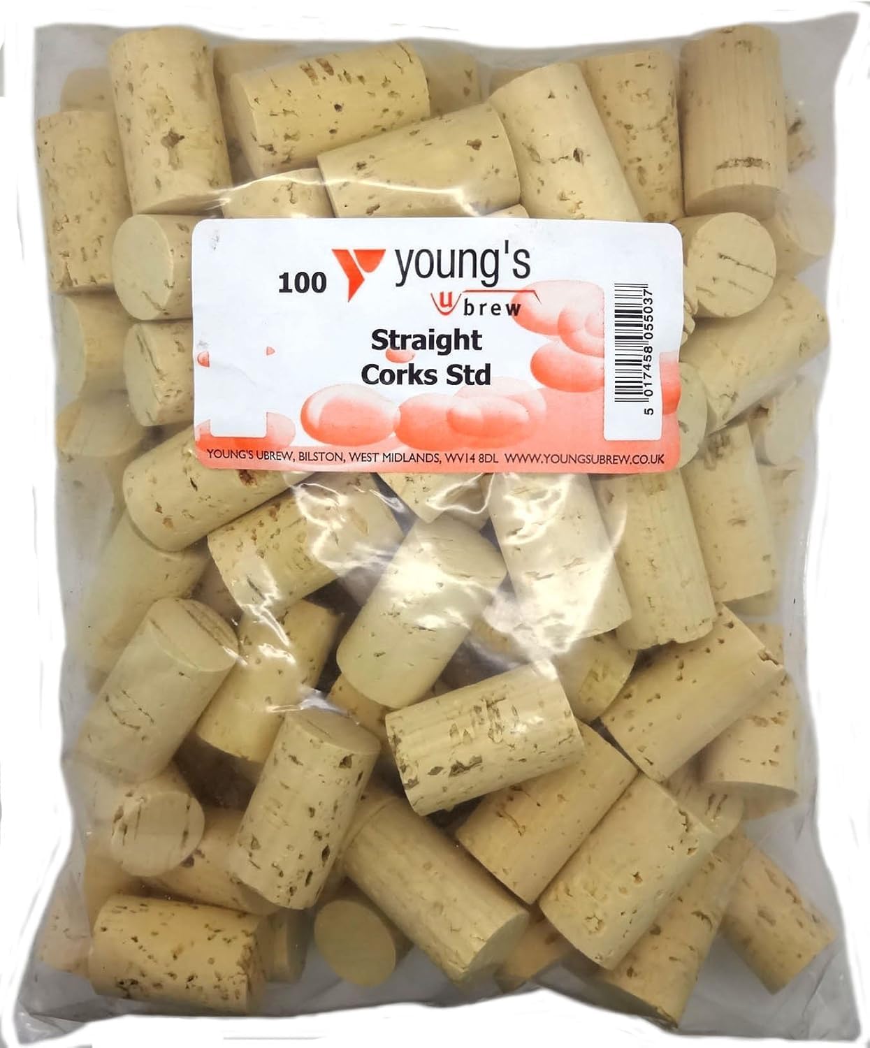 100 NEW PLAIN STRAIGHT CORKS FOR WINE HOME WINEMAKING : Amazon.co.uk ...
