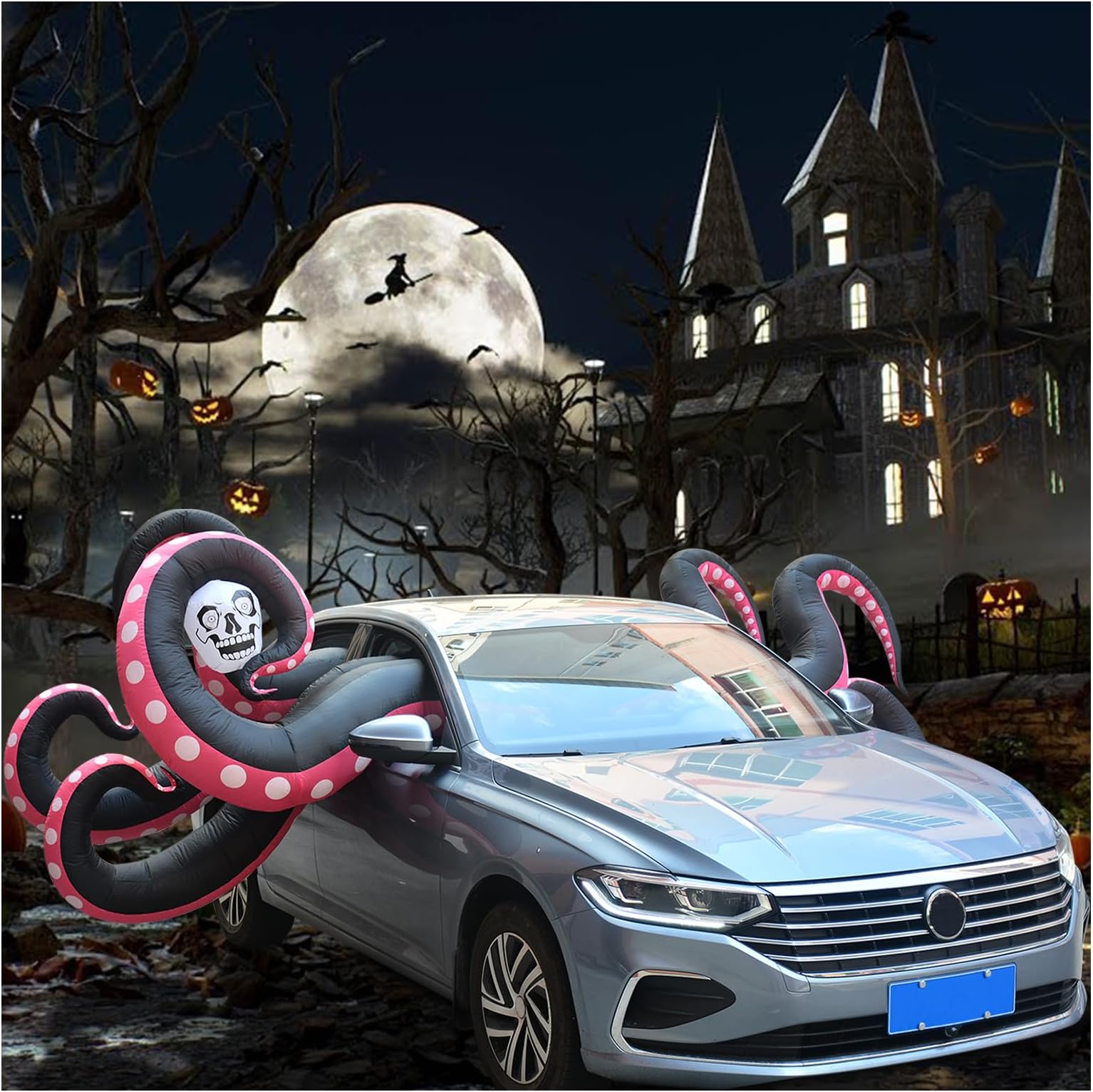 Amazon.com: Libima 5 Pcs 5 ft Halloween Inflatable Lighted Giant ...